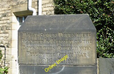 Photo 12x8 Memorial Gates Inscription, Crookes Congregational Church ...