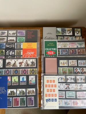 ROYAL MAIL British Mint Stamps Collectors Packs 1975-1982 Original ...