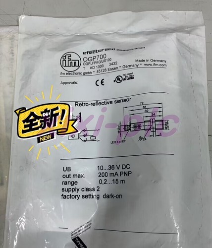 1 pcs NEW ifm OGP700 photoelectric sensor fedex/DHL shipping | eBay