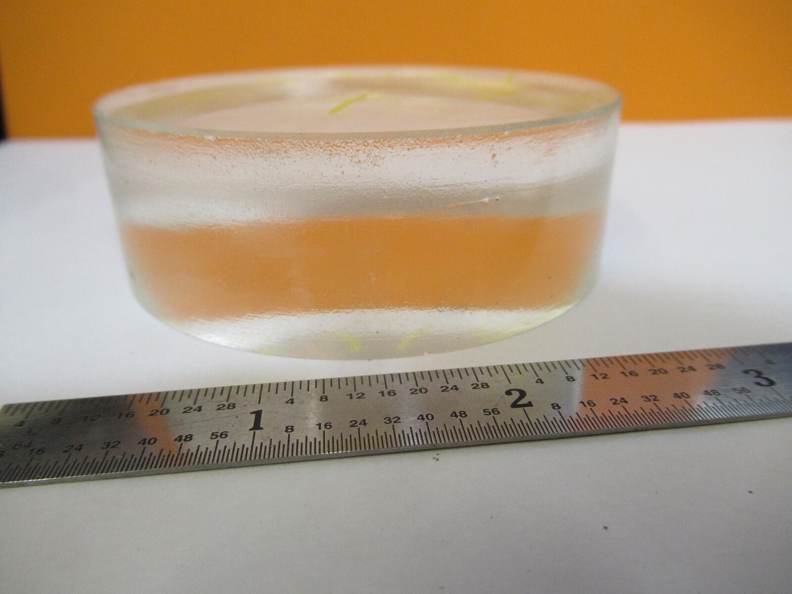 FOR PARTS OPTICAL LARGE LENS PLANO CONVEX unfinished OPTIC AS PICTURED ...