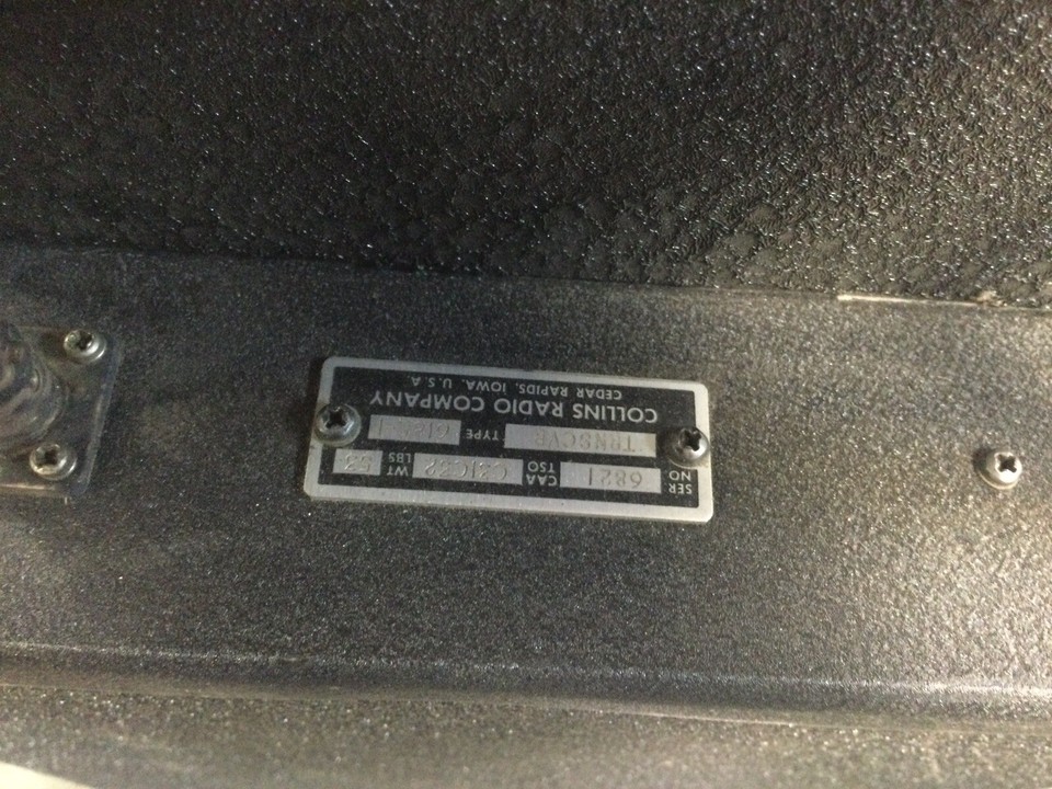 Military Radio Collins Aircraft 618s1 Hf Transceiver 2-25mhz | eBay