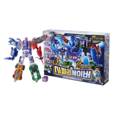 Hello Carbot SAFARISAVER 5 in 1 Car Transformer Robot Figure Car Toy ...