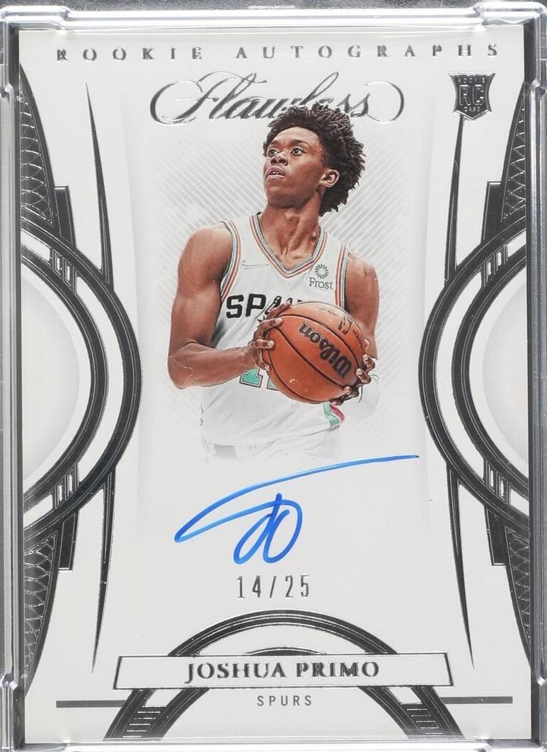 2021-22 Panini Flawless - Rookie Autographs Joshua Primo #FRA-JPR /25 ...