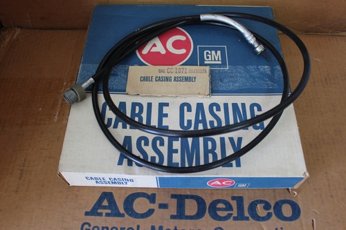 NOS AC Delco CC1071 GM 25033376 Speedometer Cable Assembly Complete ...