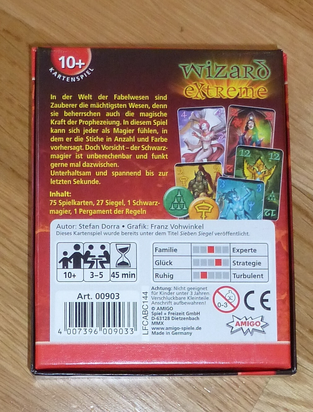 Kartenspiel Wizard Wizzard Extreme Amigo 3-5 Spieler | eBay