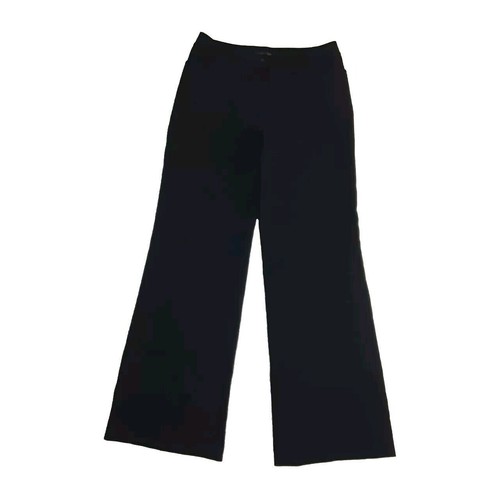 Jenne Maag Pants Womens P Small Black Wool Wide Leg Solid Career Dress ...