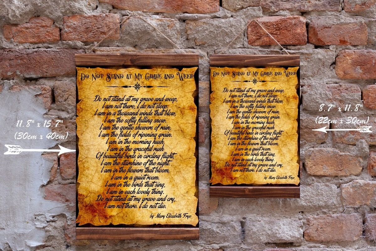Mary Elizabeth Frye Quotes Mary Elizabeth Frye Quote: “Do Not Stand