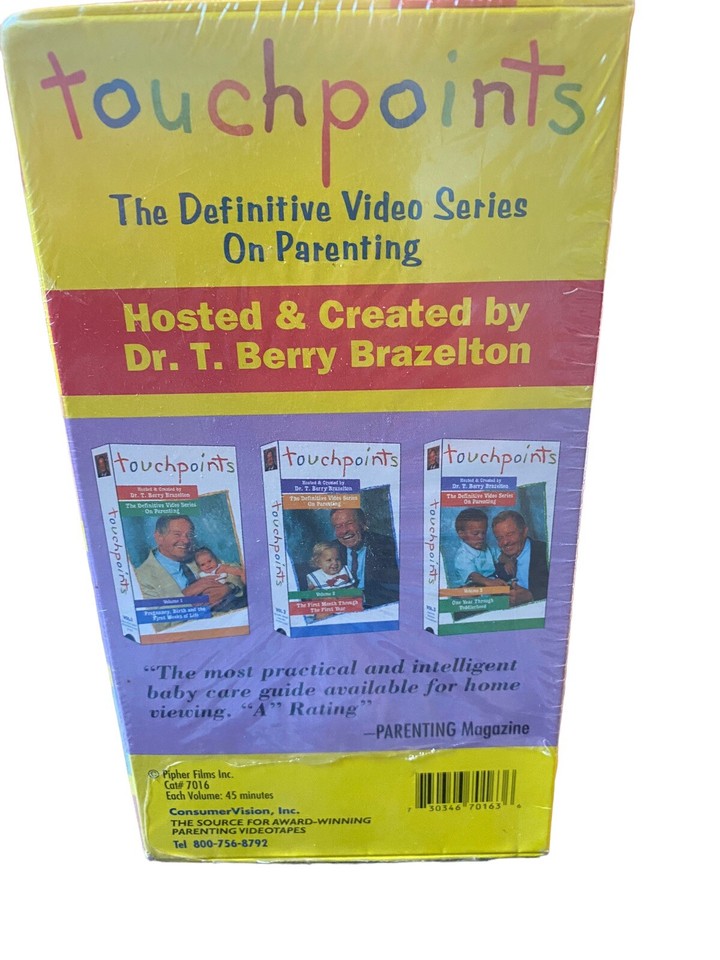 TOUCHPOINTS THE DEFINITIVE VIDEO SERIES ON PARENTING VOL 1, 2 and 3 ...