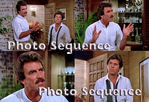 MAGNUM Tom Selleck Larry Manetti PHOTO Sequence #08 | eBay