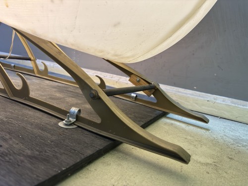 Vtg Lighted Empire Sleigh Santa Sled w/ Reindeer Christmas Decor Large ...