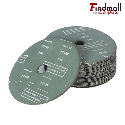 Findmall 25Pcs 24 Grit & 36 Grit Zirconia Resin Fiber Grinding And ...
