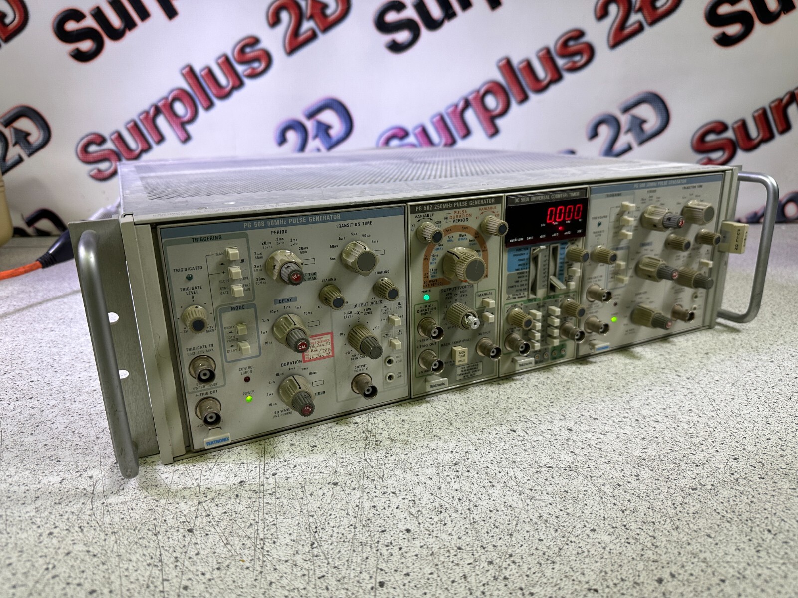 Tektronix TM506, PG 508, PG 502 Pulse Generators DC 503A Universal ...