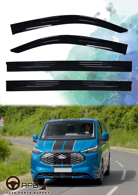 For Ford Transit Custom 23-on Deflector Window Visors Guard Vent ...