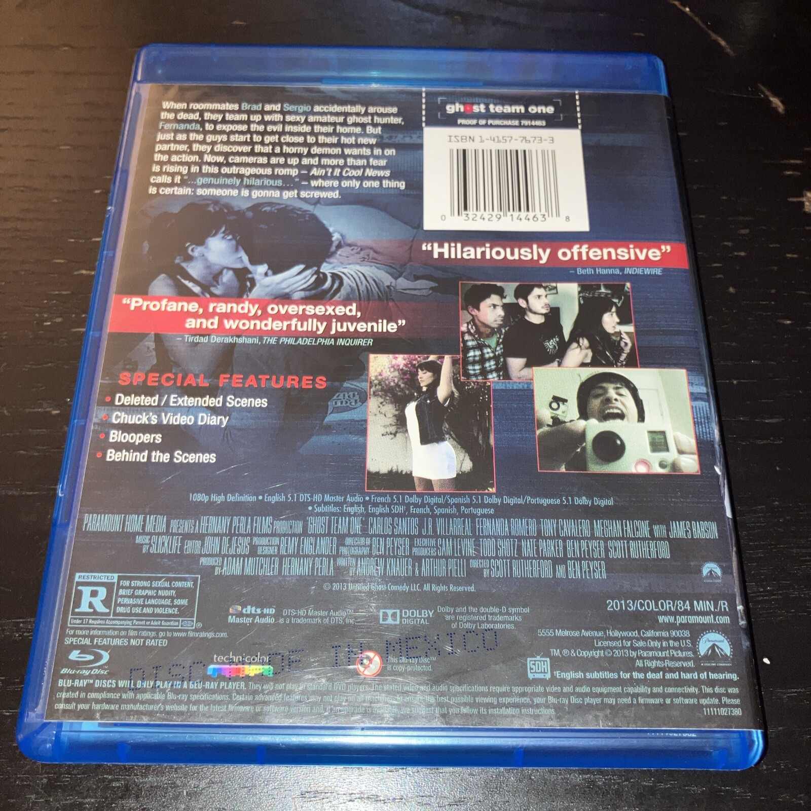 Ghost Team One (Blu-ray, 2013) 32429144638 | eBay