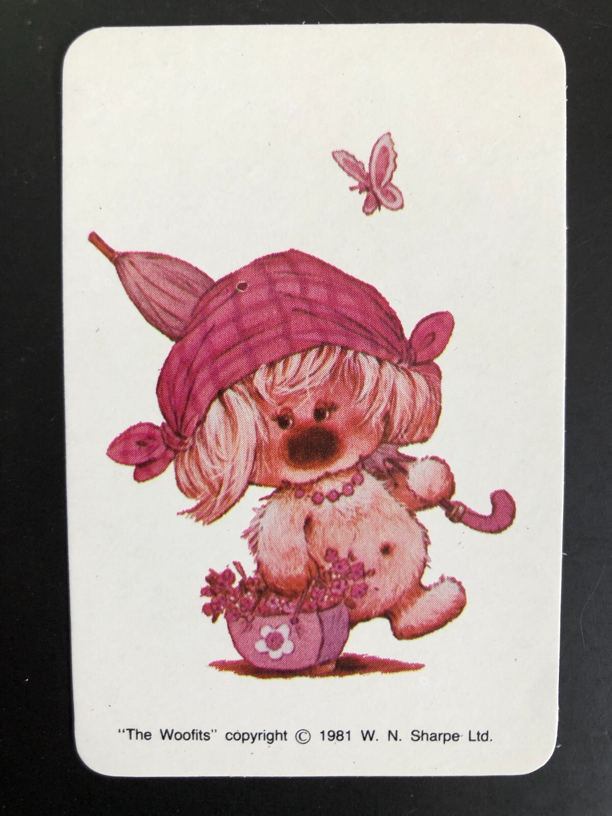 Vintage 1980s English Woofits Puppy Dog Star Cartoon Newsagent Swap ...