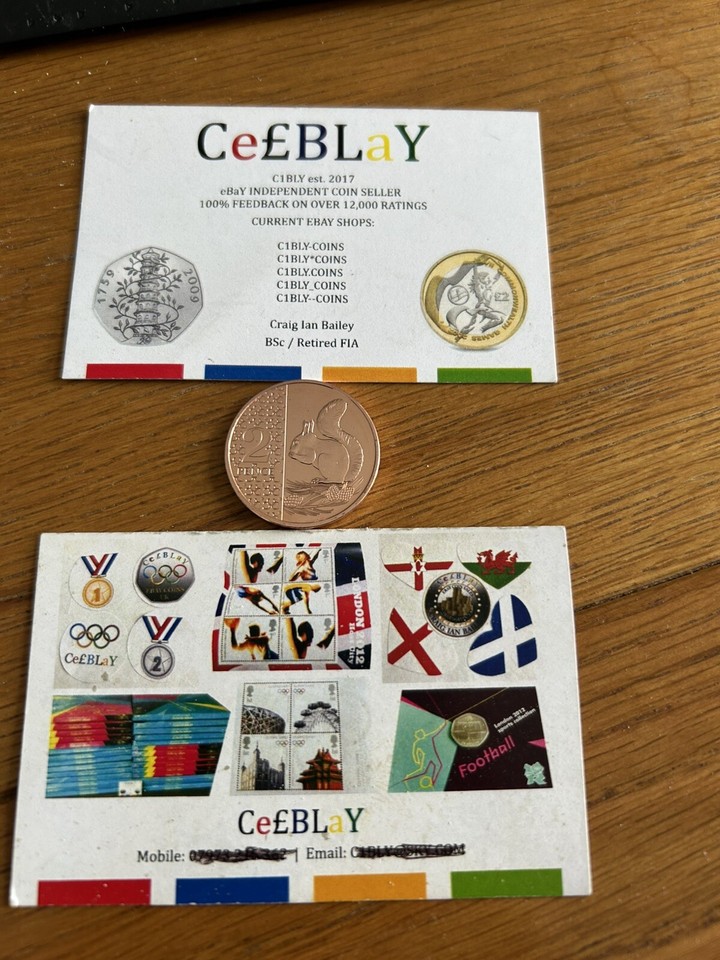 RARE NIFC 2024 KING CHARLES III UNC RED SQUIRREL 2p COIN. MON | eBay