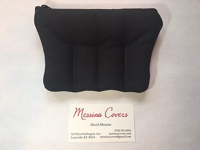 Messina Covers 4 Trumpet Mouthpiece Case Pouch Bag Black Quad Four | eBay
