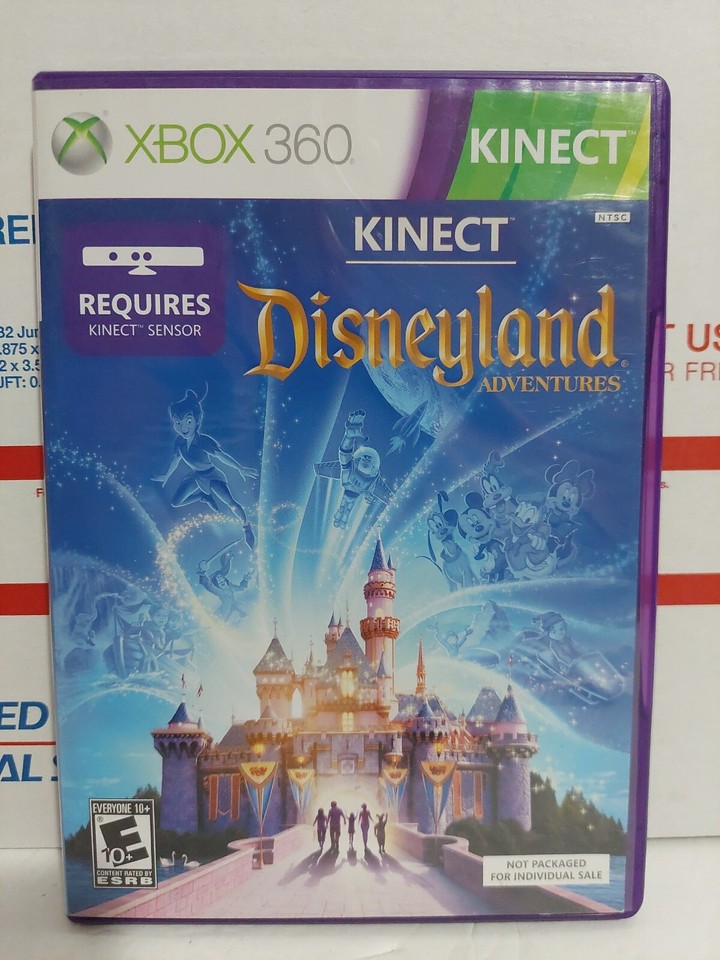Kinect Disneyland Adventures Xbox 360 Mickey Mouse Cinderella Buzz ...