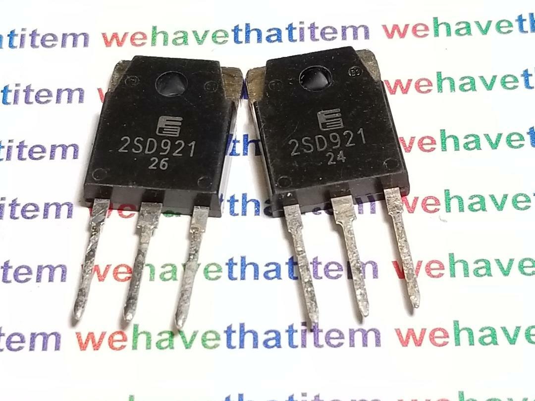 2SD921 / D921 / TRANSISTOR / TO3P / SHORT LEADS / 2 PIECES (qzty) | eBay