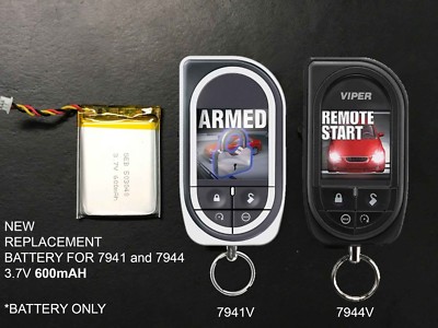VIPER 7941V 7944V real NEW Replacement Battery holds 20% longer charge ...