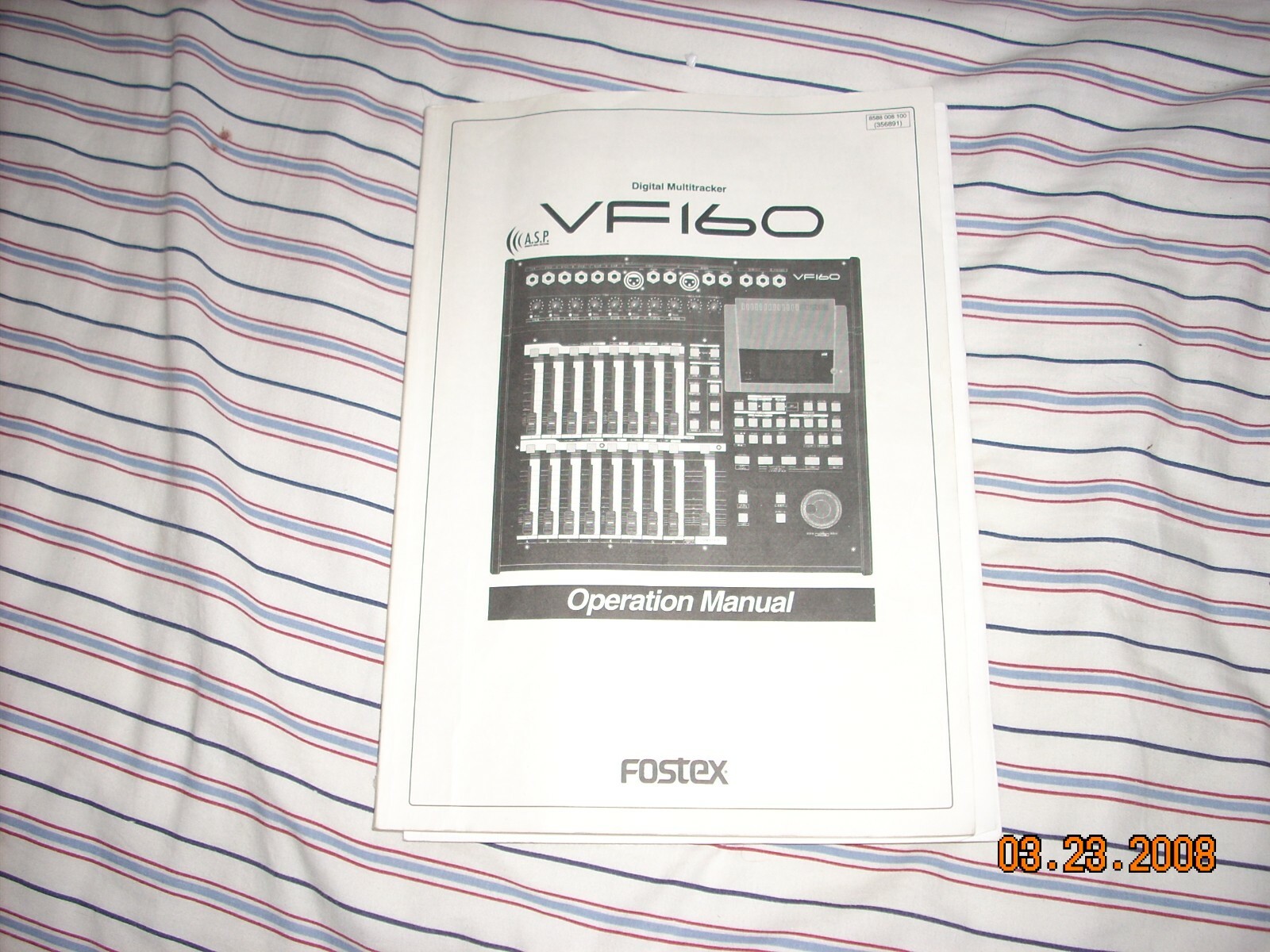 FOSTEX VF160 RECORDER original factory owner's manual... | eBay
