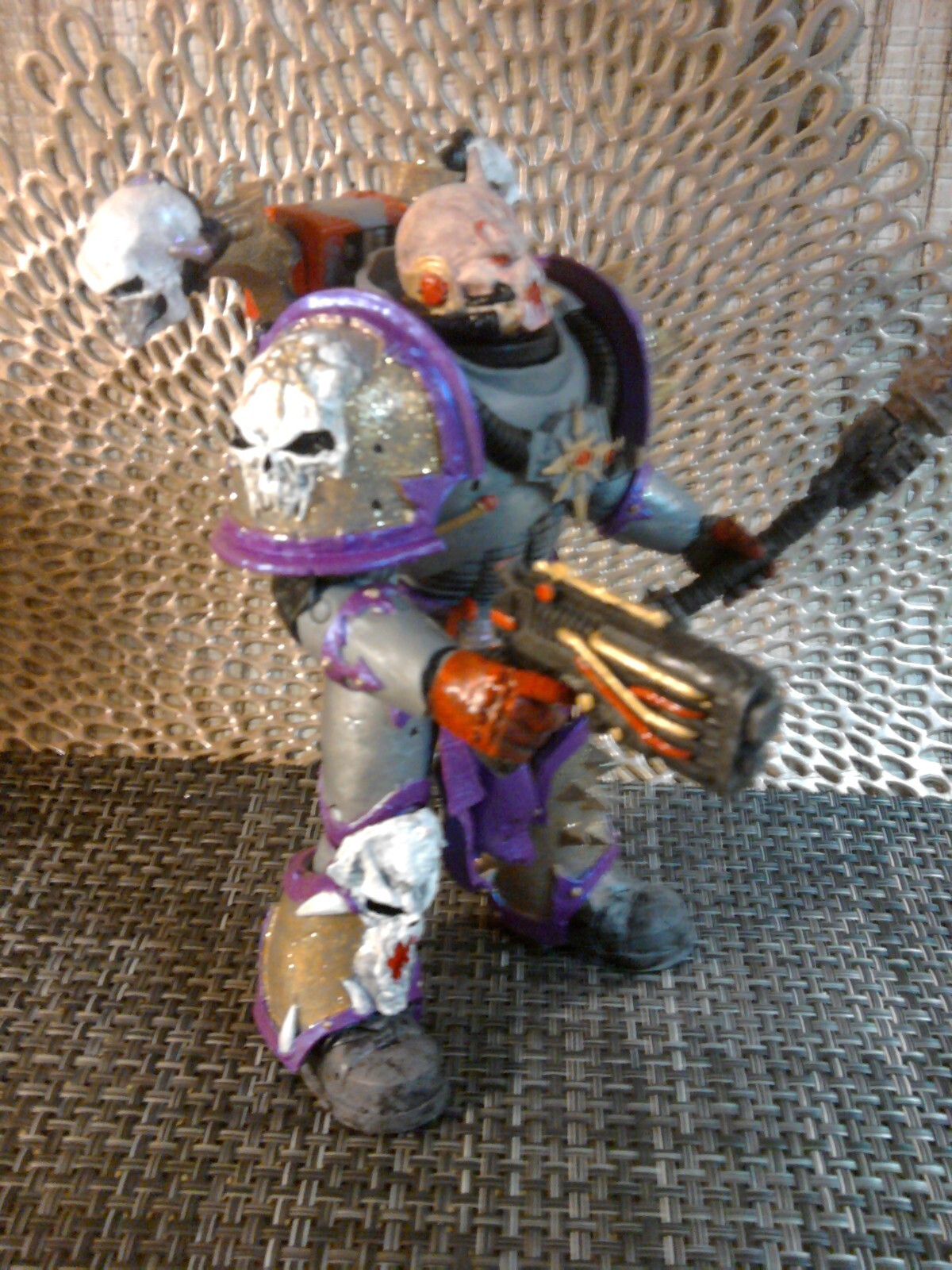 MCFARLANE WARHAMMER 40k SPACE MARINE REIVER.GRAPNEL LAUNCHER.CUSTOM ...