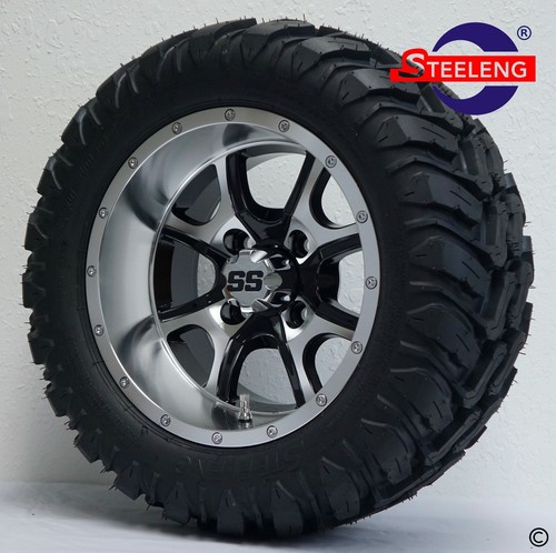 GOLF CART 12" PREDATOR WHEELS/RIMS and 20"x10"-12" ALL TERRAIN (M/T ...