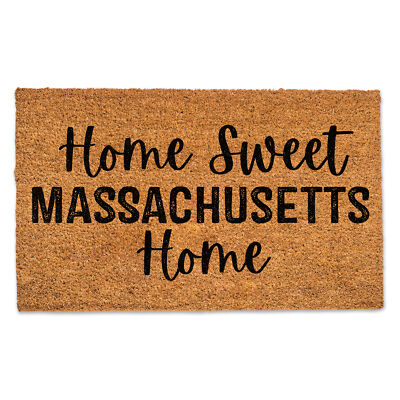 Creative Products Home Sweet Massachusetts Home 30 x 20 Door Mat | eBay