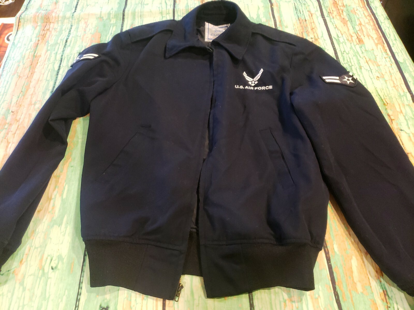 Vintage Air Force One Jacket DSCP Wings Collection Military Jacket Mens ...