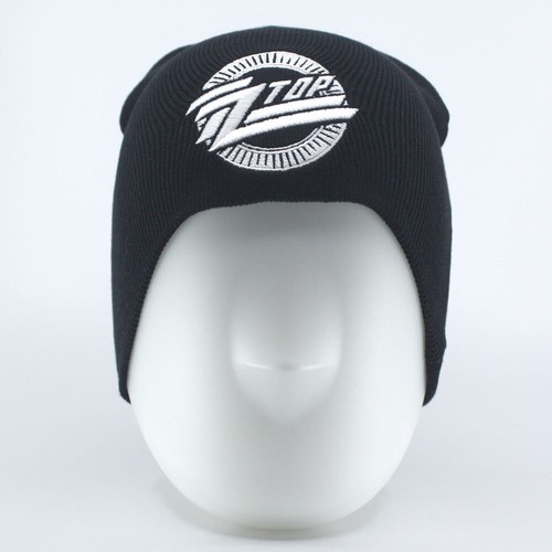 New ZZ Top Rock and Roll Music Band Circle Logo Cotton Beanie Hat | eBay