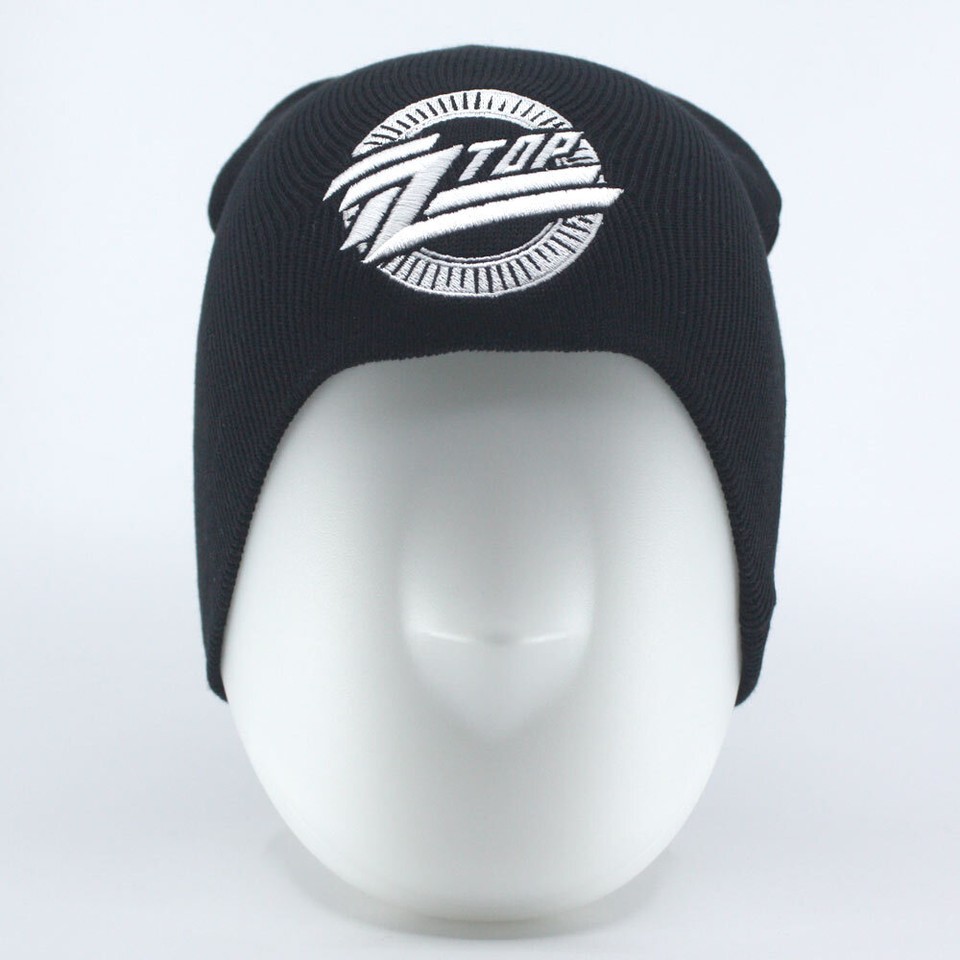 New ZZ Top Rock and Roll Music Band Circle Logo Cotton Beanie Hat | eBay