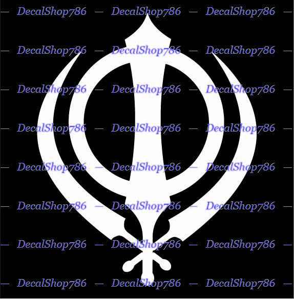 Punjabi Religion Logo Khanda Sikhism Religion Symbol, Khanda,