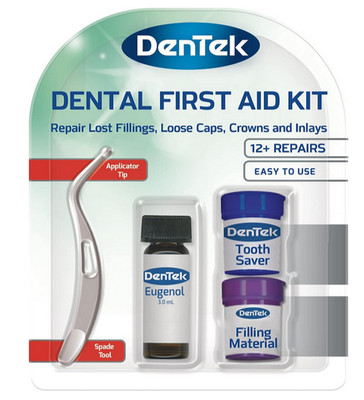 DenTek First Aid Kit, Home Temporary Dental Repair Kit for Repairing ...