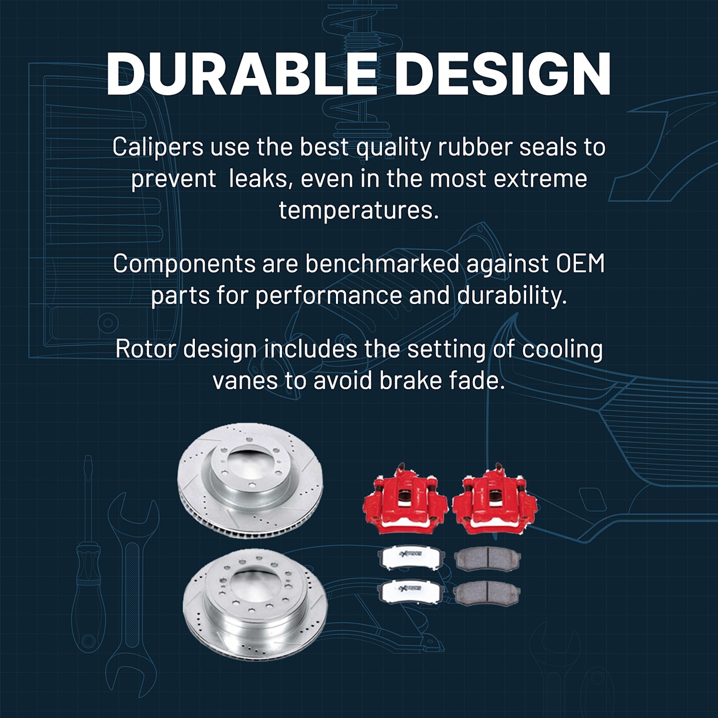 Disc Brake Rotor and Pad Kit For 2005-2007 Nissan Titan Front From ...