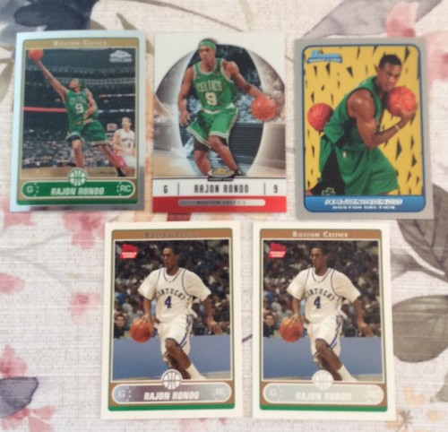 RAJON RONDO BASKETBALL ASSORTED ROOKIE CARD LOT (5) HIGH BV NM FREE ...