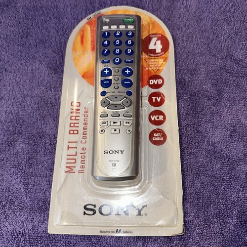 Open BoxSony Multi Band Remote Commander RM-V202 New DVD TV VCR SAT ...