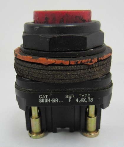 ALLEN-BRADLEY 800H-BR... SERIES F TYPE 4, 4X,13 RED PUSH BUTTON | eBay