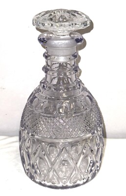 Imperial CAPE COD CRYSTAL 9" ROUND DECANTER W/ STOPPER 160/163 | eBay