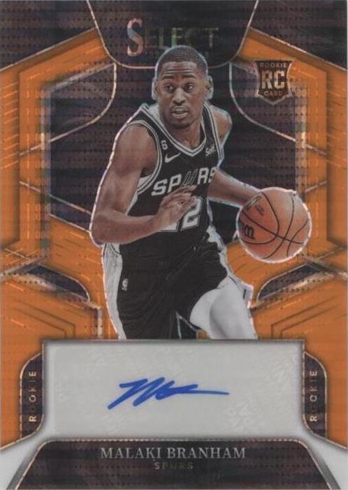 2022-23 Panini Select - Rookie Signatures Malaki Branham #RS-MBH Neon ...