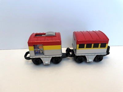 Fisher Price Geotrax Pacific Chief Train Passenger Cars Red Yellow ...