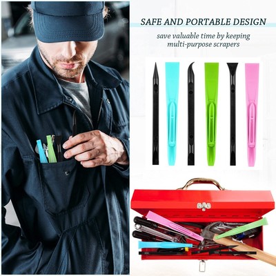 6pcs Non-Scratch Clean machine removal tools Pen-shaped Label Scraper ...