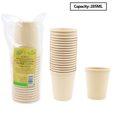 Disposable Paper Cups 10oz Bulk Coffee Takeaway Drink Tea Water Cup ...