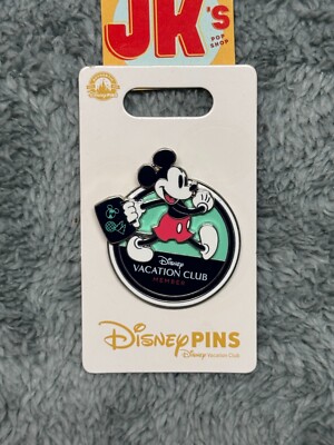NEW Disney Vacation Club Pin Mickey Mouse Suitcase DVC Walking Parks ...