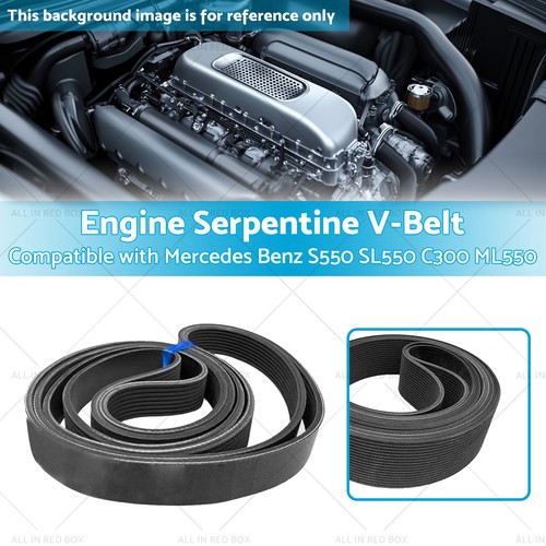 Engine Serpentine V-Belt Suitable for Mercedes Benz S550 SL550 C300 ...