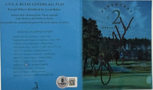 Bryson DeChambeau Signed 2024 US Open U.S. Golf Scorecard Pinehurst BAS ...