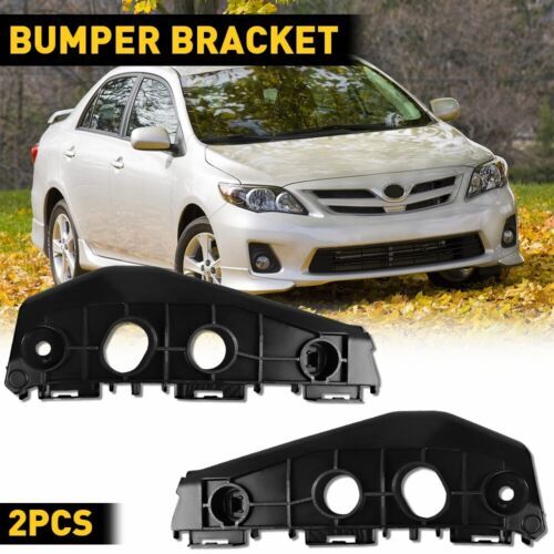 NEW LH & RH PAIR Front Bumper Brackets for 2011-2013 Toyota Corolla ...