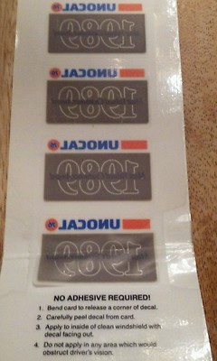 1989 Unical 76 Stickers | eBay