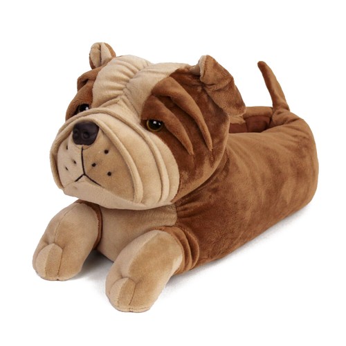 Bulldog Slippers - English Bulldog Animal Slippers for Men & Women | eBay