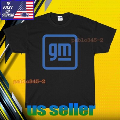 NEW SHIRT GM GENERAL MOTORS LOGO T-SHIRT UNISEX FUNNY AMERICAN SIZE S ...