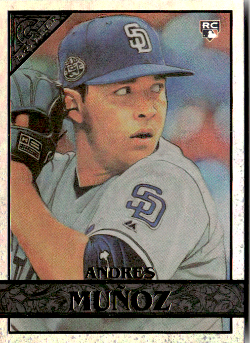 2020 Topps Gallery #67 Andres Muñoz Rainbow Foil Rookie RC | eBay